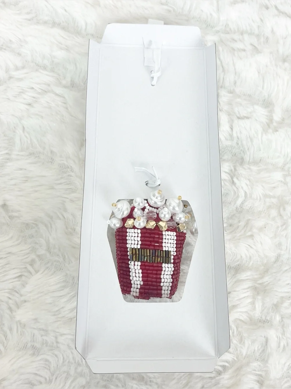 Haute Hippie | Bags | Haute Hippie Beaded Popcorn Bucket Bag Charm ...